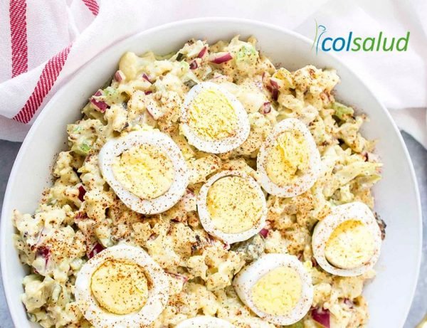 Ensalada Rusa con Coliflor | Recetas Saludables | Ensaladas | Colsalud